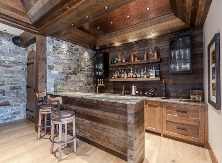 20 Idee per un Angolo Bar Rustico in Casa | MondoDesign.it