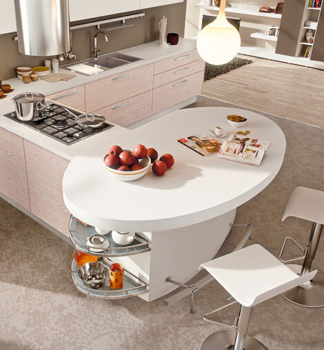 38 Modelli di Cucine con Snack | MondoDesign.it