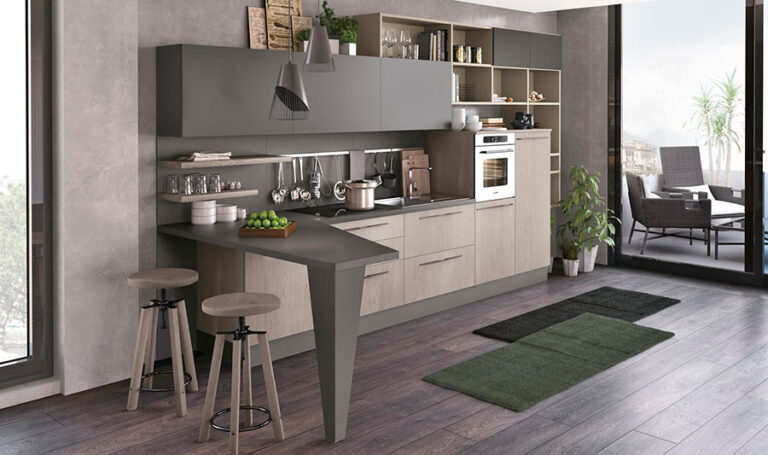 38 Modelli di Cucine con Snack | MondoDesign.it