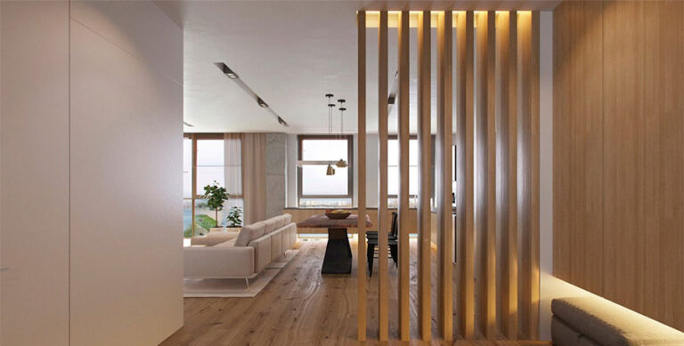 28 Idee per Pareti Divisorie in Legno dal Design Particolare ...