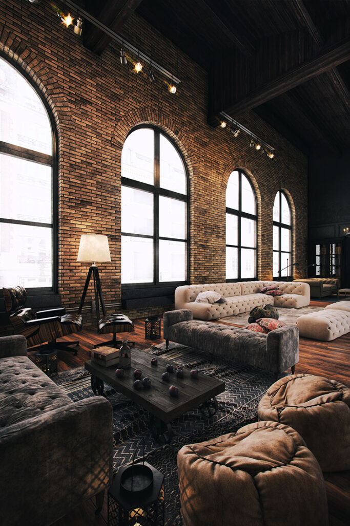 Come Arredare Loft in Stile Rustico Elegante | MondoDesign.it