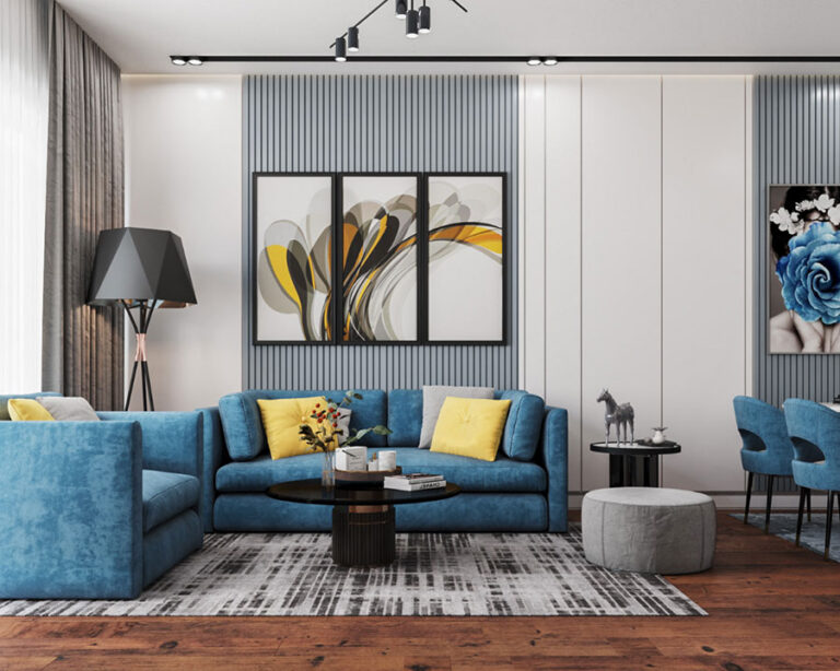 Divano Blu: Abbinamenti e Modelli per un Soggiorno di Classe ...