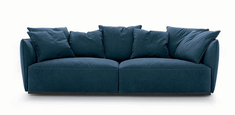 Divano Blu: 35 Modelli in Tessuto, Pelle e Velluto per Arredi di Classe ...