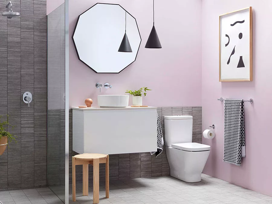 Bagno Rosa: 31 Idee per Arredi, Piastrelle, Rivestimenti e Abbinamenti ...