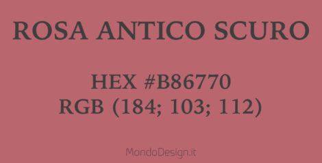 Colore Rosa Antico per Pareti e Arredamento | MondoDesign.it