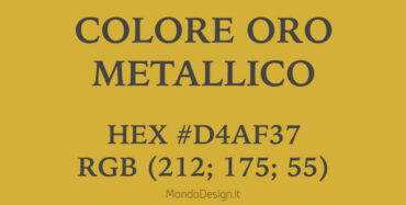 Colore Oro per Pareti e Arredamento | MondoDesign.it
