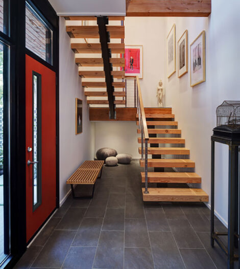 Come Arredare un Ingresso con Scala a Vista | MondoDesign.it