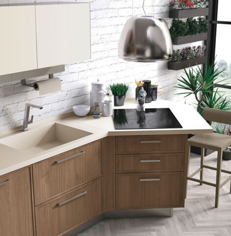 Idee per una Cucina con Piano Cottura ad Angolo | MondoDesign.it