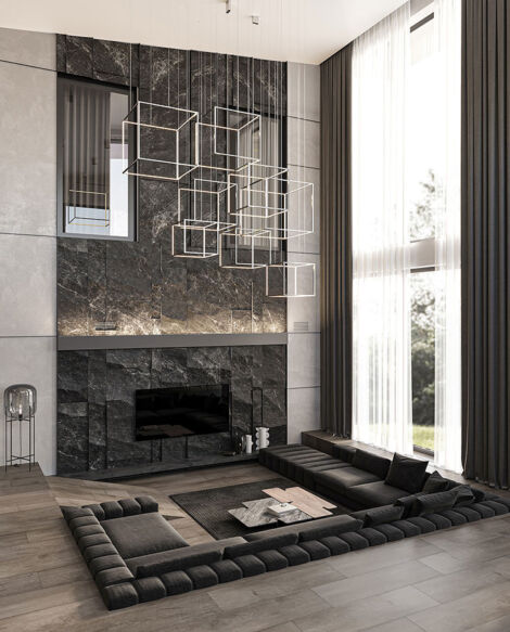 Divano Nero: Idee per Abbinamenti di Design | MondoDesign.it