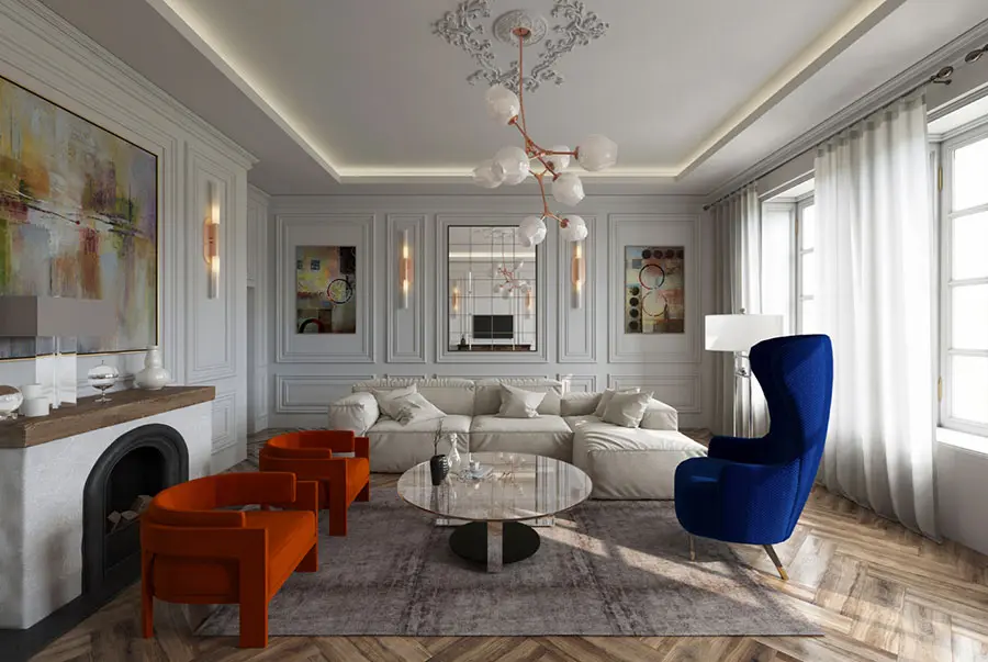 Salotto Classico Contemporaneo: 20 Idee di Arredamento | MondoDesign.it