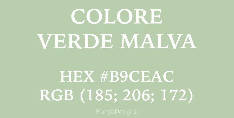 Colore Verde Malva per Pareti e Arredamento | MondoDesign.it