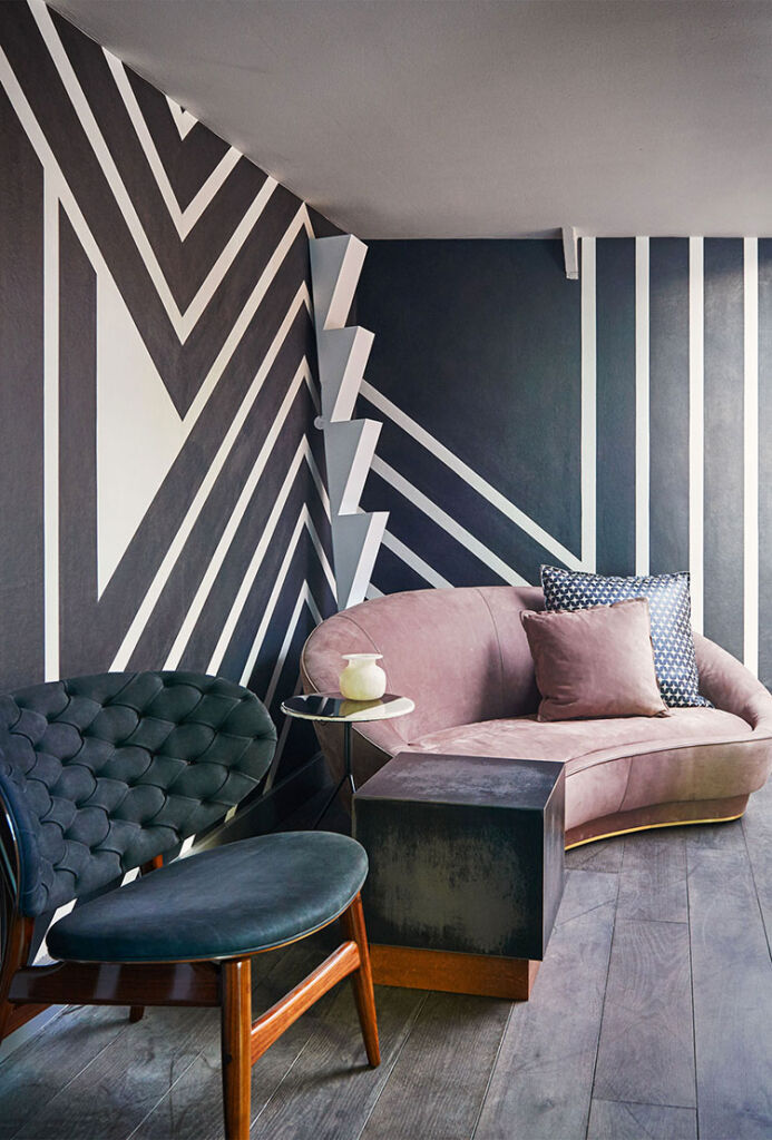 Pareti a Righe Irregolari: 24 Idee Dinamiche e Sorprendenti ...
