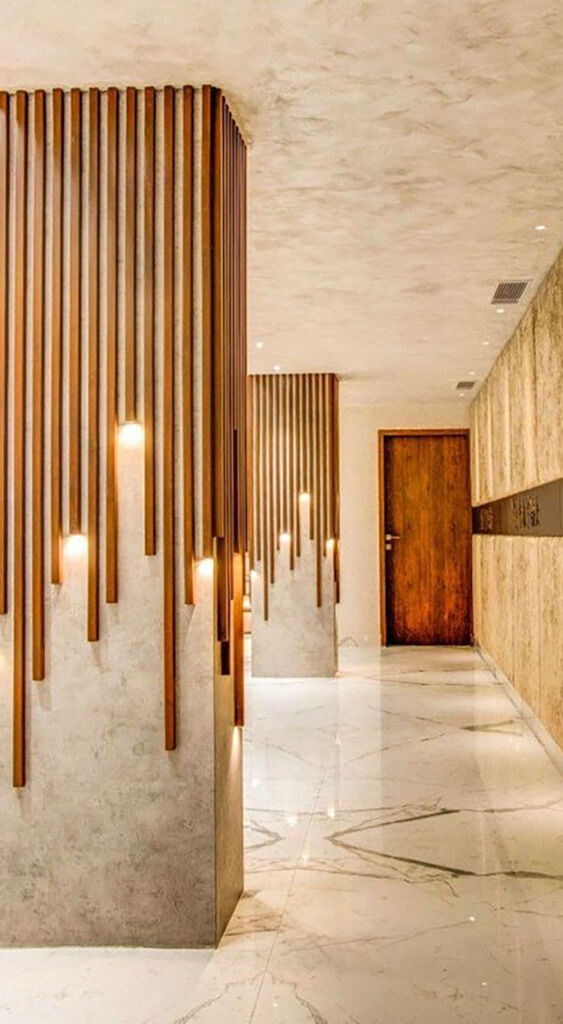 Come Abbellire un Pilastro in Soggiorno | MondoDesign.it